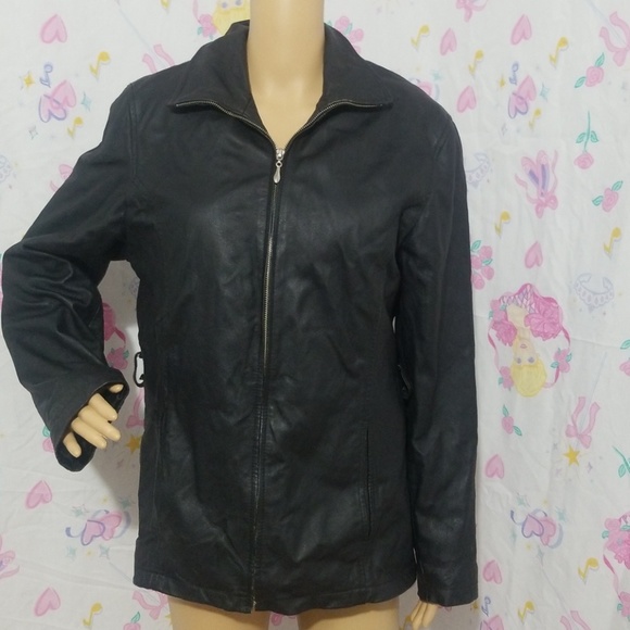 dimension new york | Jackets & Coats | Leather Jacket Biker Dimension ...